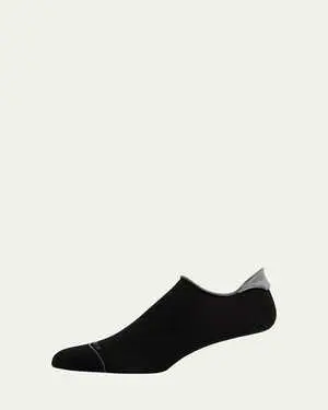 Marcoliani No-show Sneaker Socks - Black Pattern