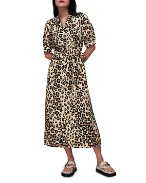 Whistles Painted Midi Dress