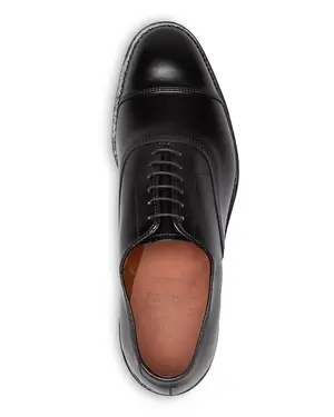 Allen Edmonds Park Avenue Cap-toe Oxford Dress Shoes - Black