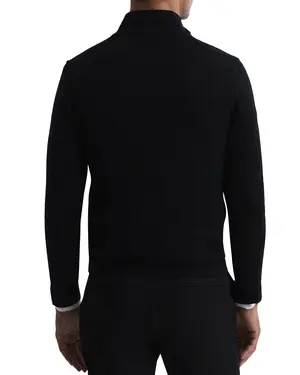 REISS Hampshire Long Sleeve Merino Full Zip Sweater