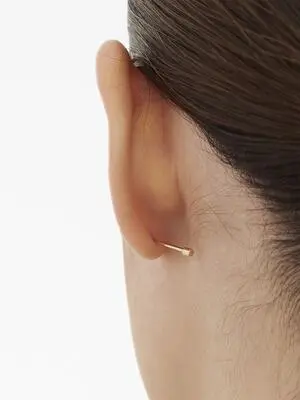 Shihara 18kt Yellow Twist Pin Earring