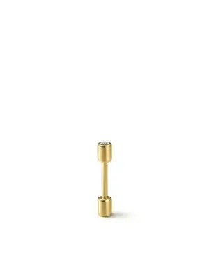 Shihara 18kt Yellow Twist Pin 01 Diamond Earring - Gold