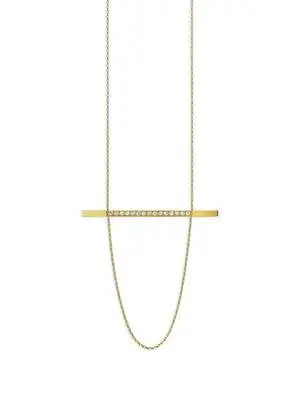Shihara 18kt Yellow Bar Necklace