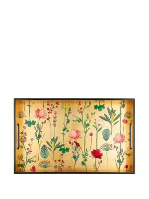 LES-OTTOMANS Floral-print Lacquered Tray
