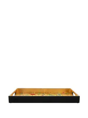 LES-OTTOMANS Floral-print Lacquered Tray