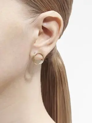 Shihara 18kt Yellow Stack Hoop 01 Earring