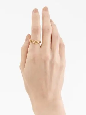 Shihara 18kt Yellow Diamond Link Ring