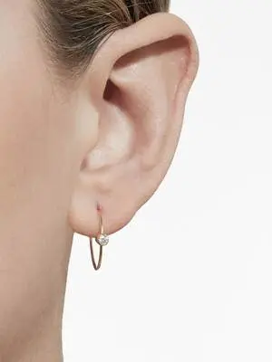 Shihara 18kt Yellow Diamond Single Hoop Earring