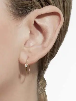 Shihara 18kt Yellow Diamond Single Hoop Earring