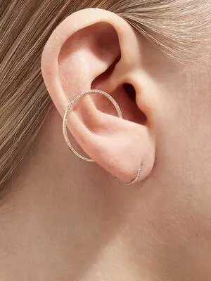 Shihara 18kt Yellow S 03 Diamond Single Earring