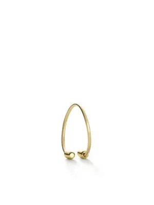 Shihara 18kt Yellow Twist Round 01 Earring - Gold