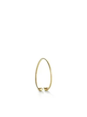 Shihara 18kt Yellow Twist Round 02 Hoop Earring - Gold