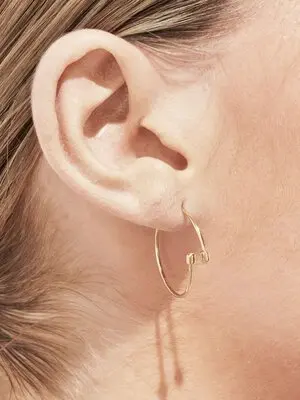 Shihara 18kt Yellow Twist Round 03 Earring