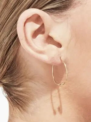 Shihara 18kt Yellow Twist Round 03 Earring