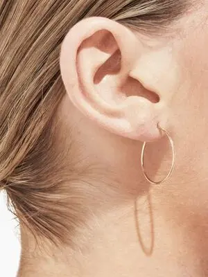 Shihara 18kt Yellow Twist Round 03 Earring