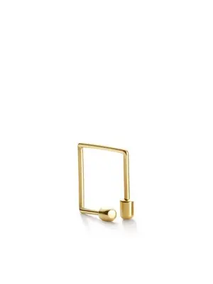 Shihara 18kt Yellow Twist Square 01 Earring - Gold