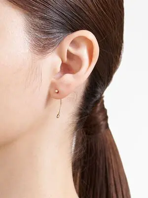 Shihara 18kt Yellow Twist Curl 01 Diamond Single Earring