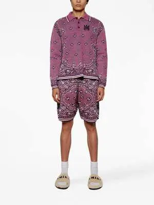 Amiri Space Dye Bandana Polo Shirt