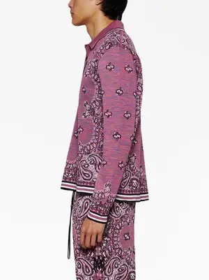 Amiri Space Dye Bandana Polo Shirt