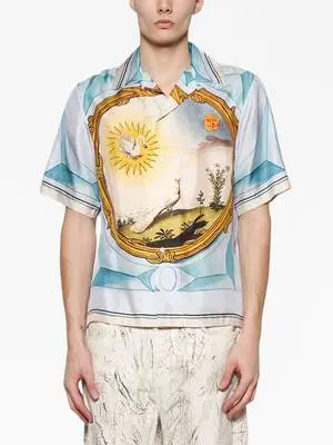 Amiri Landscape Frame Printed Shirt