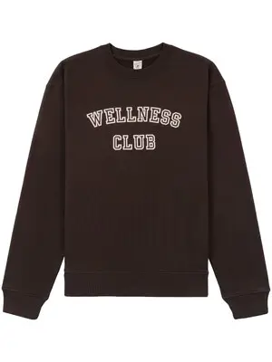 SPORTY & RICH Wellness Club Cotton Sweatshirt