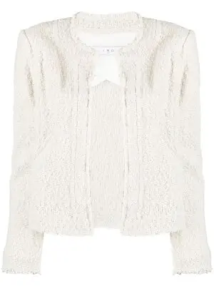 IRO PARIS Textured Open-front Jacket
