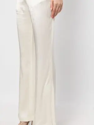 Lapointe High-waisted Trousers - White