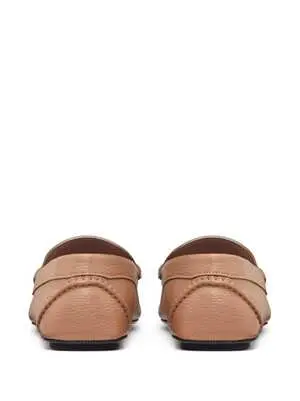 Valentino Garavani Vlogo Signature Leather Driving Shoes
