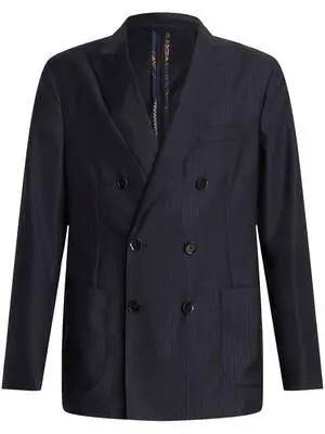 Etro Pinstripe-pattern Double-breasted Blazer