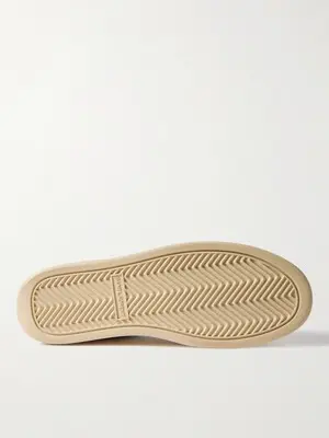 Saint Laurent Sl/61 Perforated Leather And Suede Sneakers