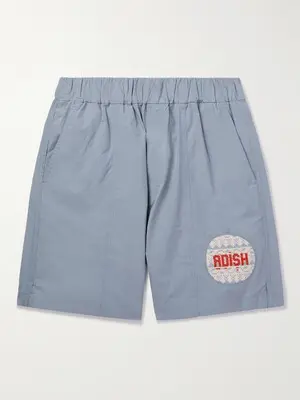 ADISH Sur Straight-leg Ripstop Shorts - Blue