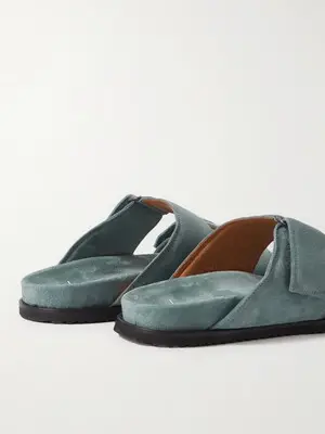 Mr P. David Regenerated Suede Sandals