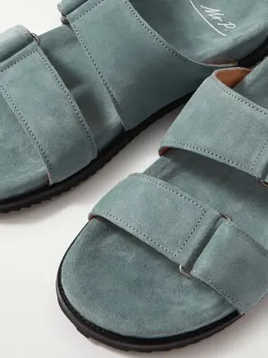Mr P. David Regenerated Suede Sandals
