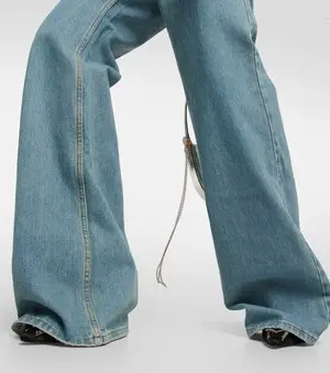 Magda Butrym Low-rise Flared Jeans - Blue