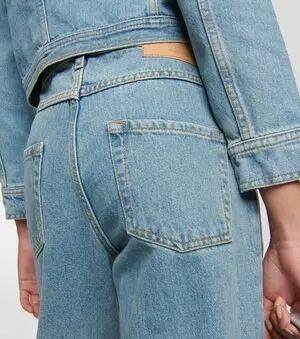 Magda Butrym Low-rise Flared Jeans - Blue