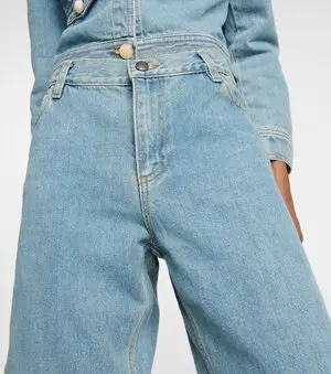 Magda Butrym Low-rise Flared Jeans - Blue
