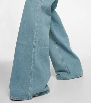 Magda Butrym Low-rise Flared Jeans - Blue