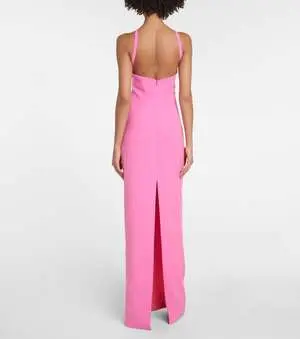 MONOT Mônot Cutout Halterneck Gown - Pink