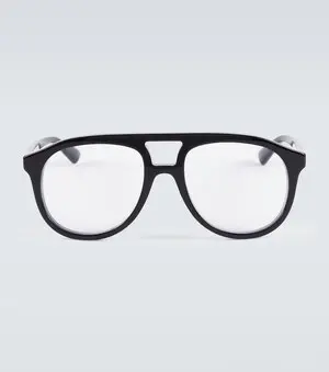 Gucci Aviator Frame Glasses - Black