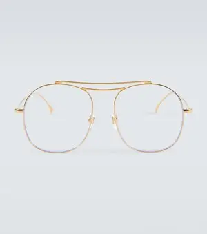 Gucci Round Frame Glasses - Gold
