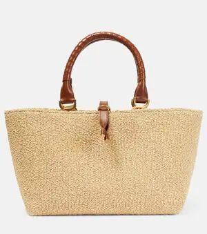 Chloé Marcie Leather-trimmed Tote Bag