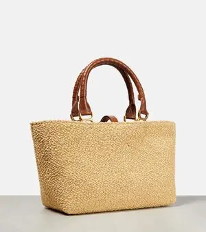 Chloé Marcie Leather-trimmed Tote Bag