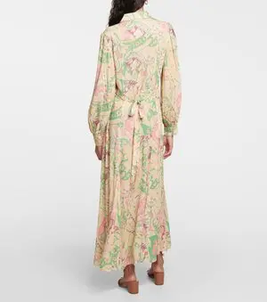 Rixo Georgina Printed Shirt Dress