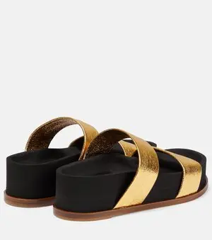 Gabriela Hearst Striker Leather Sandals