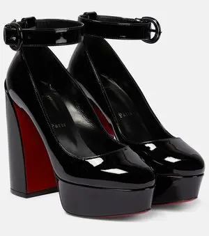 Christian Louboutin Block Heel Pumps