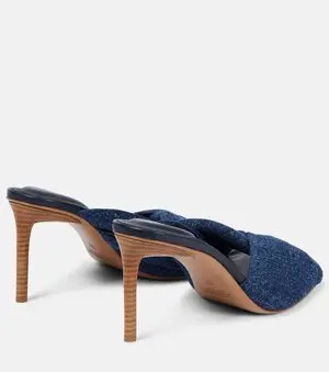 Jacquemus Les Mules Bagnu Denim Mules