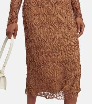 TOM FORD Layered Knit Midi Dress