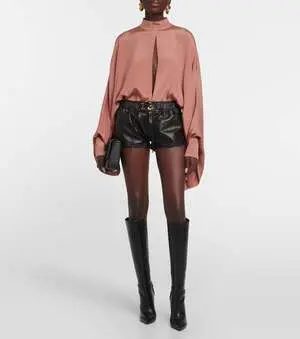 TOM FORD Leather Micro Shorts