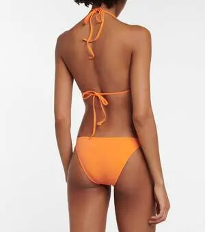 Melissa Odabash Mykonos Triangle Bikini Top - Orange