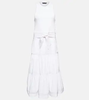 Veronica Beard Austyn Cotton-blend Midi Dress